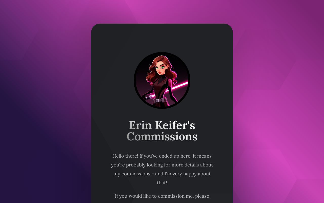 Erin Keifer's Commissions